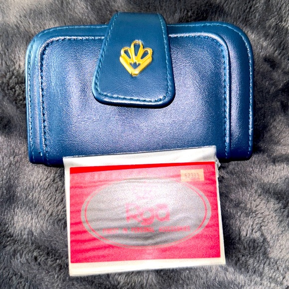 rga | Accessories | Rga Blue Leather Wallet | Poshmark